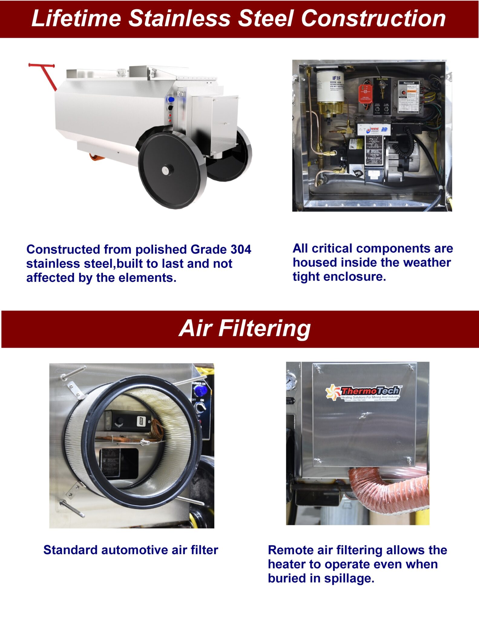 Model PH-400 F Portable Conveyor Belt Heater - Belt Heater